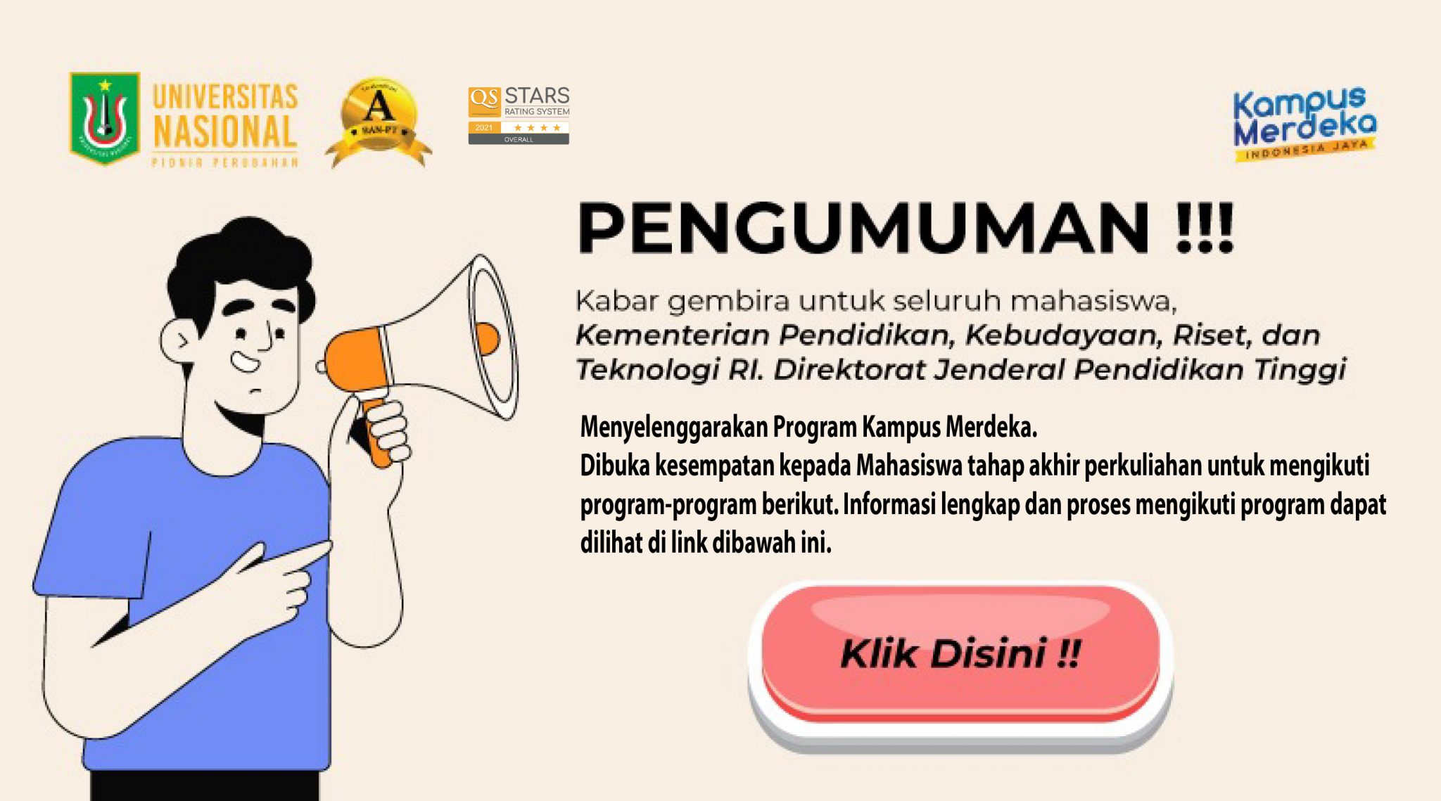 KEMENDIKBUD Dan RISTEK DIKTI Menyelenggarakan Program Kampus Merdeka ...